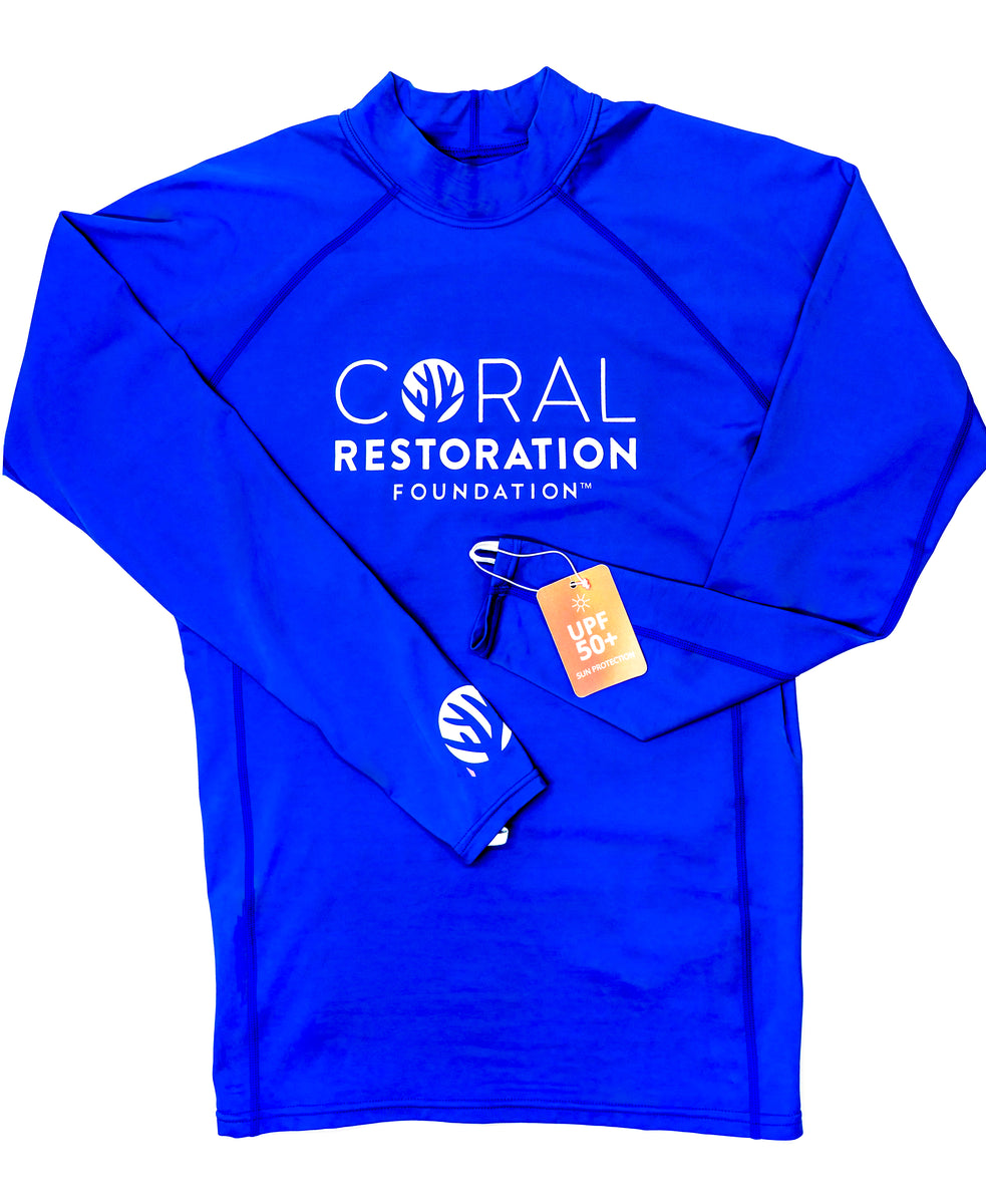 Recycled Ocean Plastic Rash Guard - Unisex Dark Blue – Coral ...